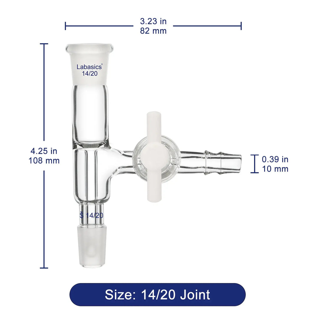 Labasics Vacuum Adapters | Lab Glassware Connectors for Safe ...